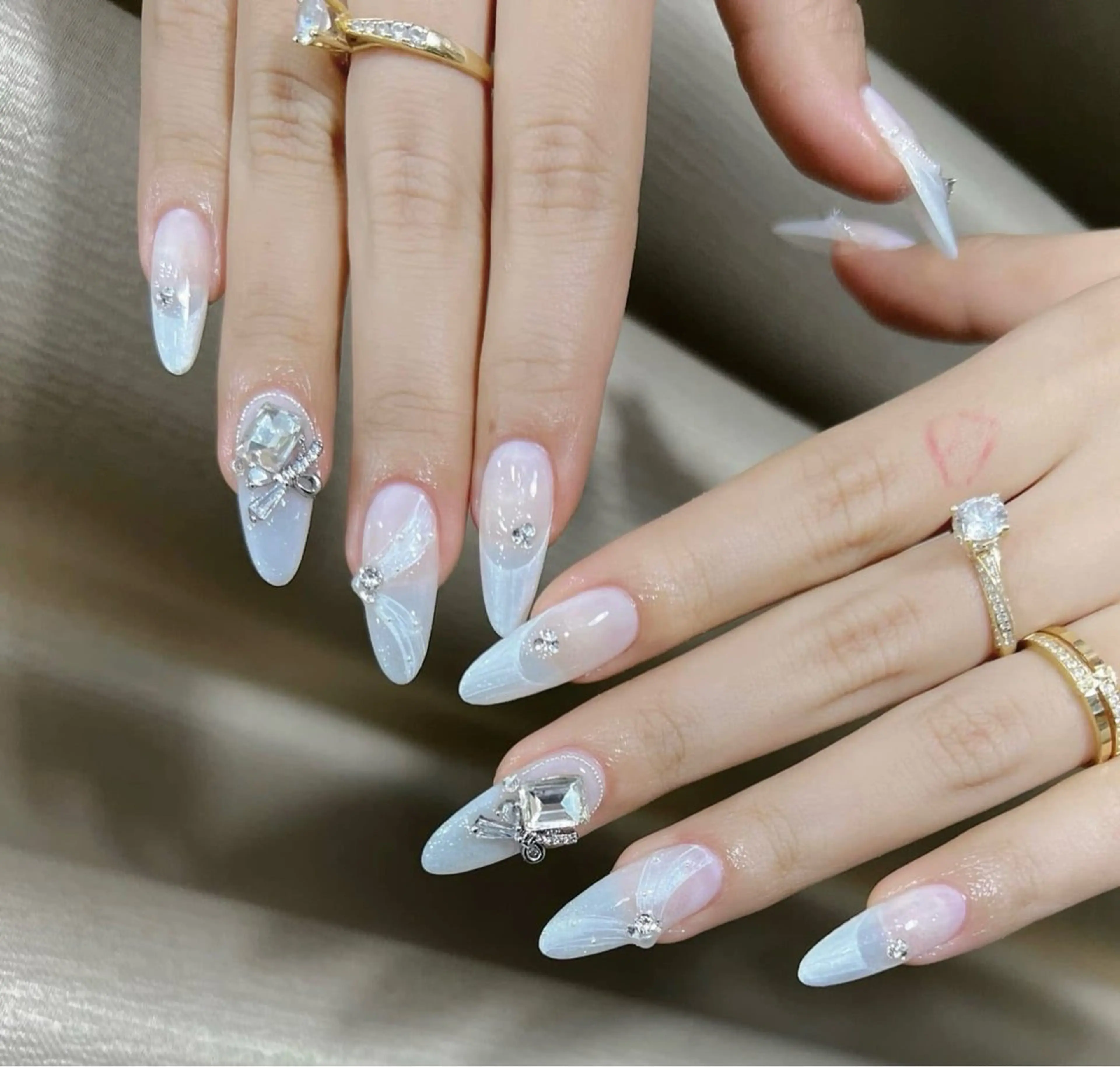 #冬ネイル#マグネットネイル#シンプルネイル#ワンホンネイル#ニュアンスネイル#秋ネイル#韓国ネイル｜Minette nailHuong ...