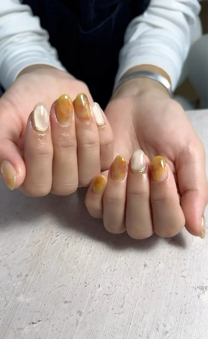 マグネット×ニュアンスネイル｜Monica nails/福島(Monica Nails所属)のネイルデザイン・アート ...