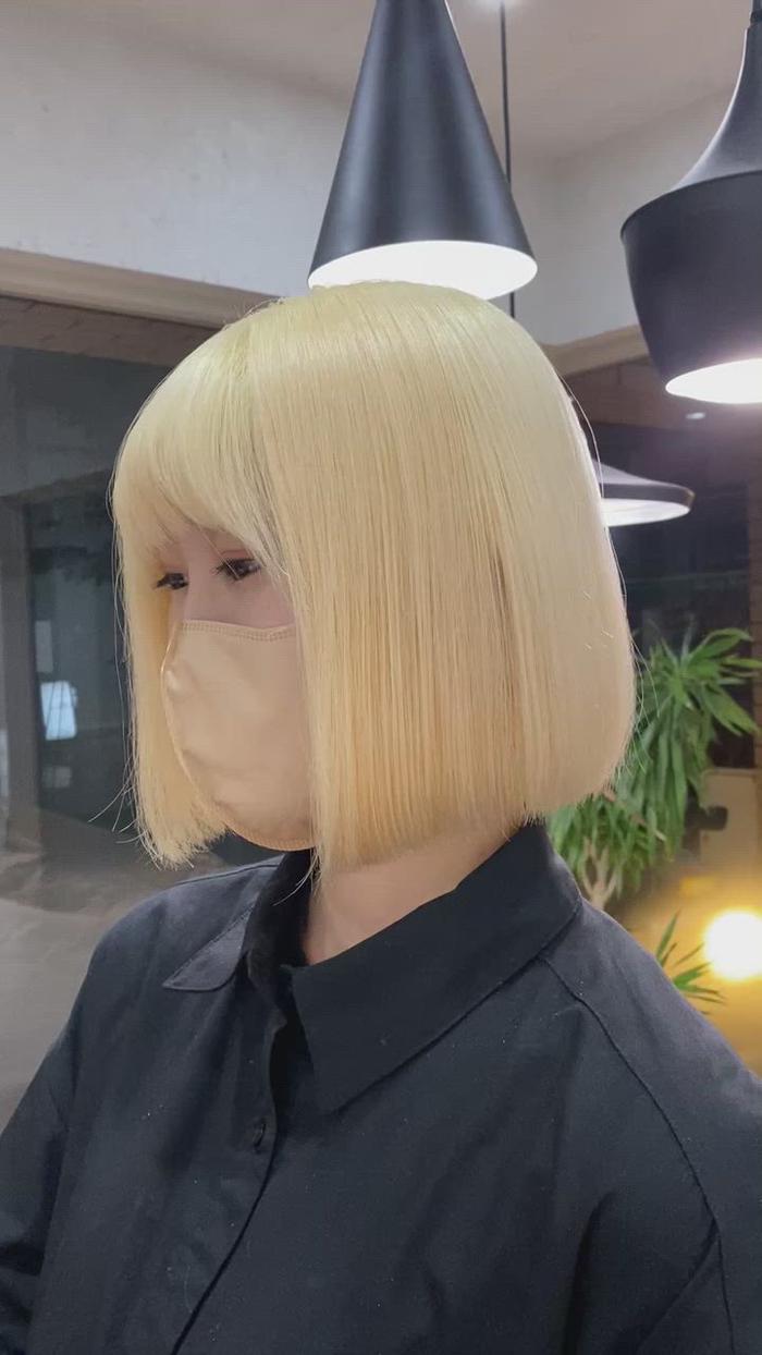 ブロンドカラー！ ｜COALL nex the salon所属・Riria レイヤーカットのヘアスタイル・髪型(20220920184614)｜ミニモ