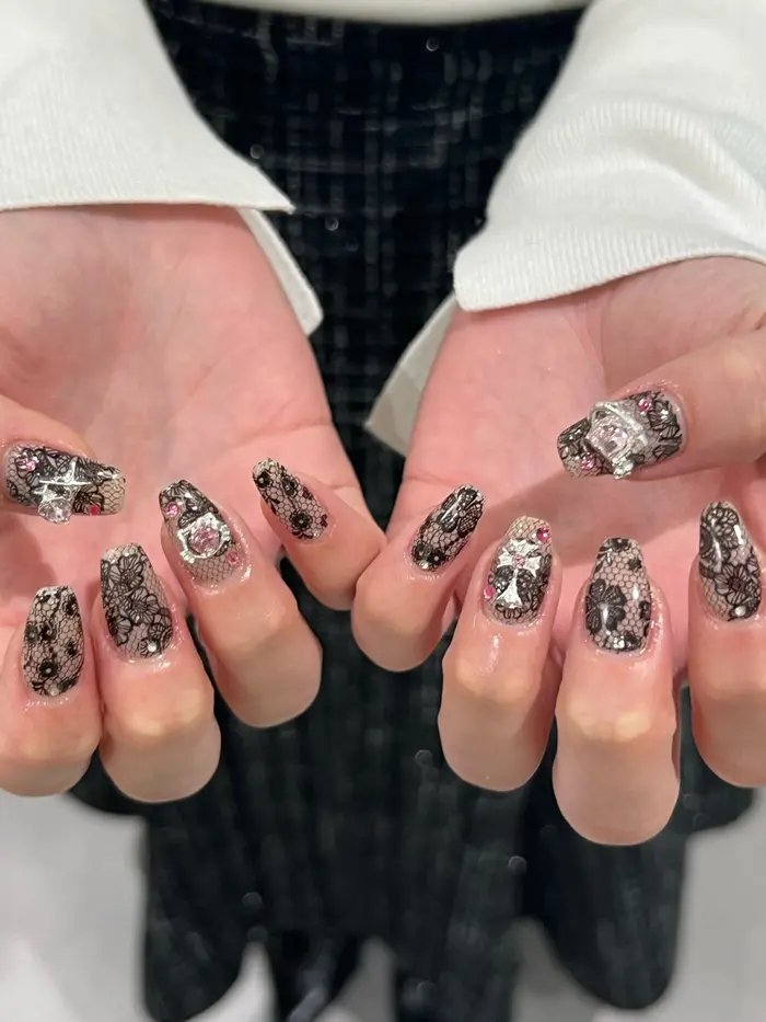 GO TODAY SHARE SALON 新宿Gratia店所属・RURU nailのネイルデザイン(20250224143452)｜ミニモ