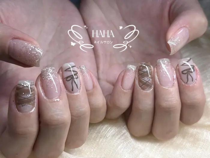 HAHA NAILS(HAHAネイル所属)のネイルデザイン(20250319184014)｜ミニモ