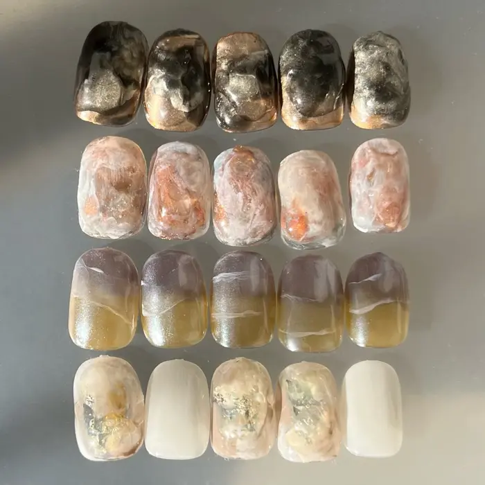 サンプルデザインです @manon____nail_mitsuki｜mitsuki / Manon(Manon所属)のネイルデザイン ...